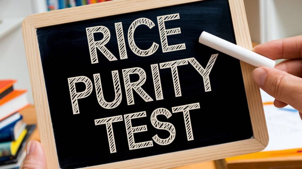 Rice Purity Test - A Fun And Lighthearted Journey Into Life’s Experiences!